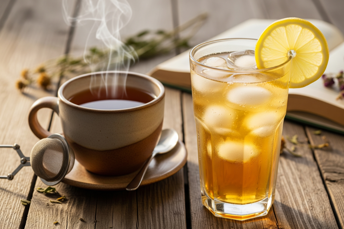 Chá quente ou frio: descubra o jeito certo de tomar